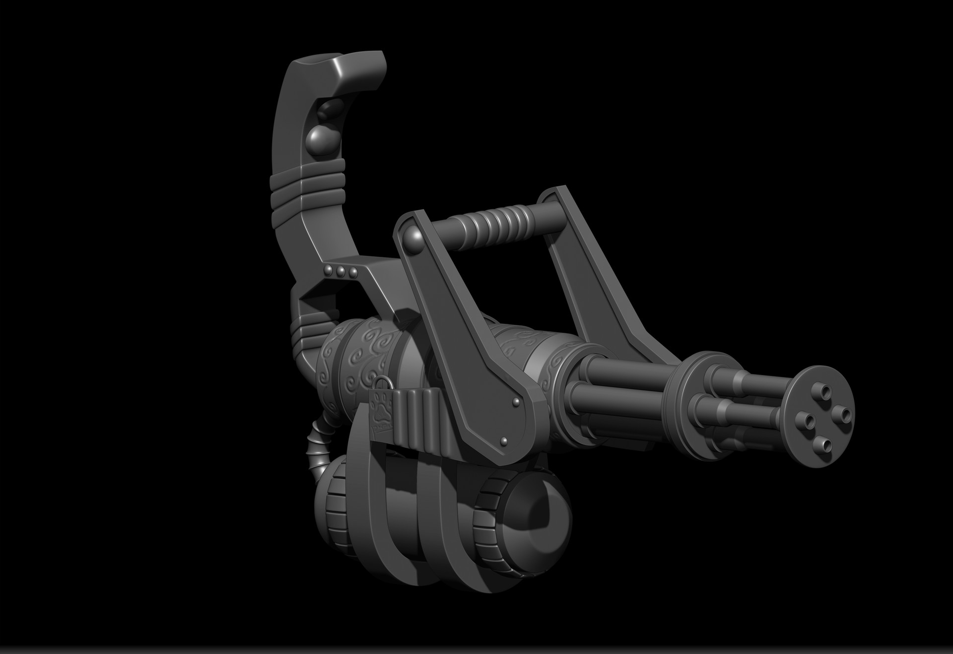 ArtStation - Gatling Gun-quick hard surface