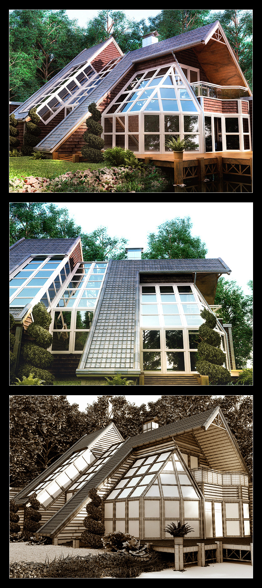 ArtStation - Very old architecture rendering (OLD!)