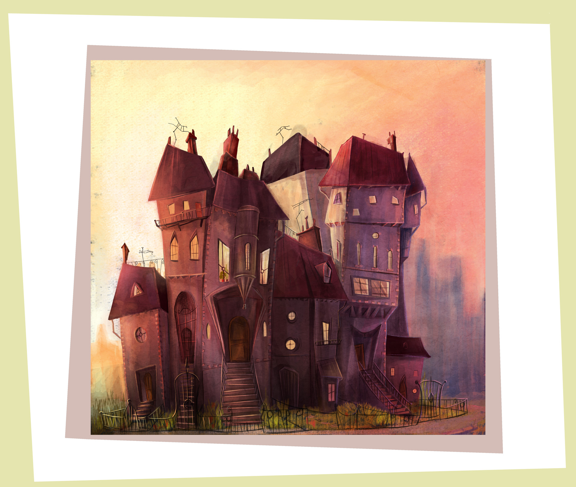 ArtStation - Concept and Background research for "Night Light Monster ...