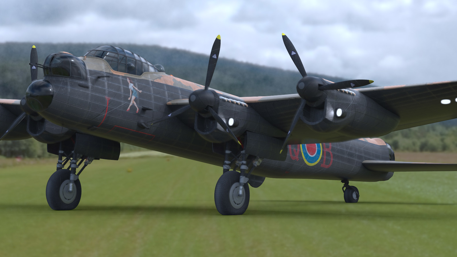 ArtStation - Lancaster Bomber