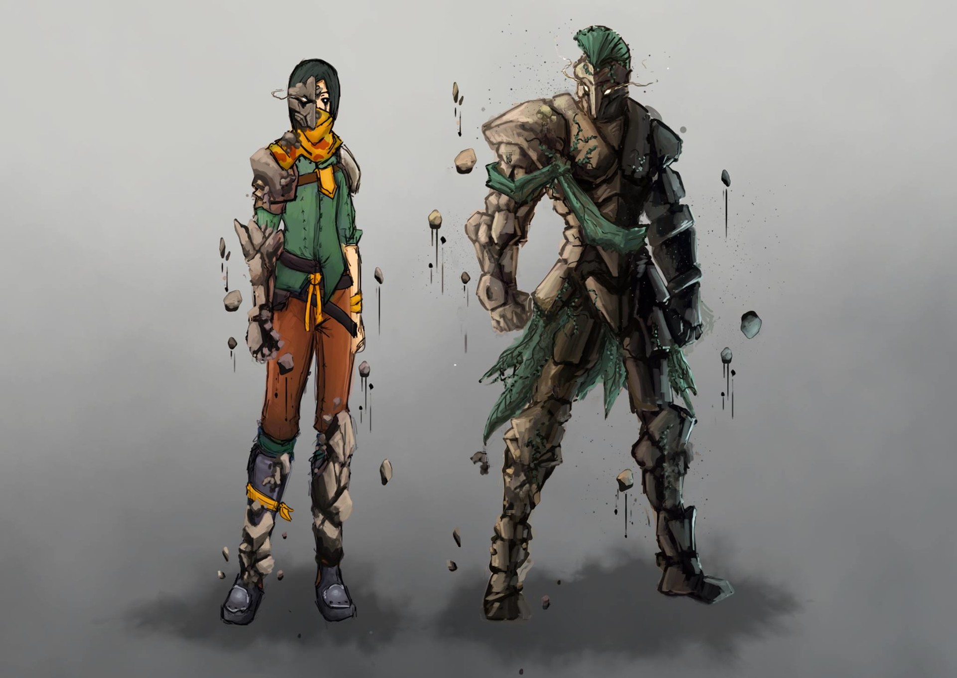 ArtStation - Elemental Fighters