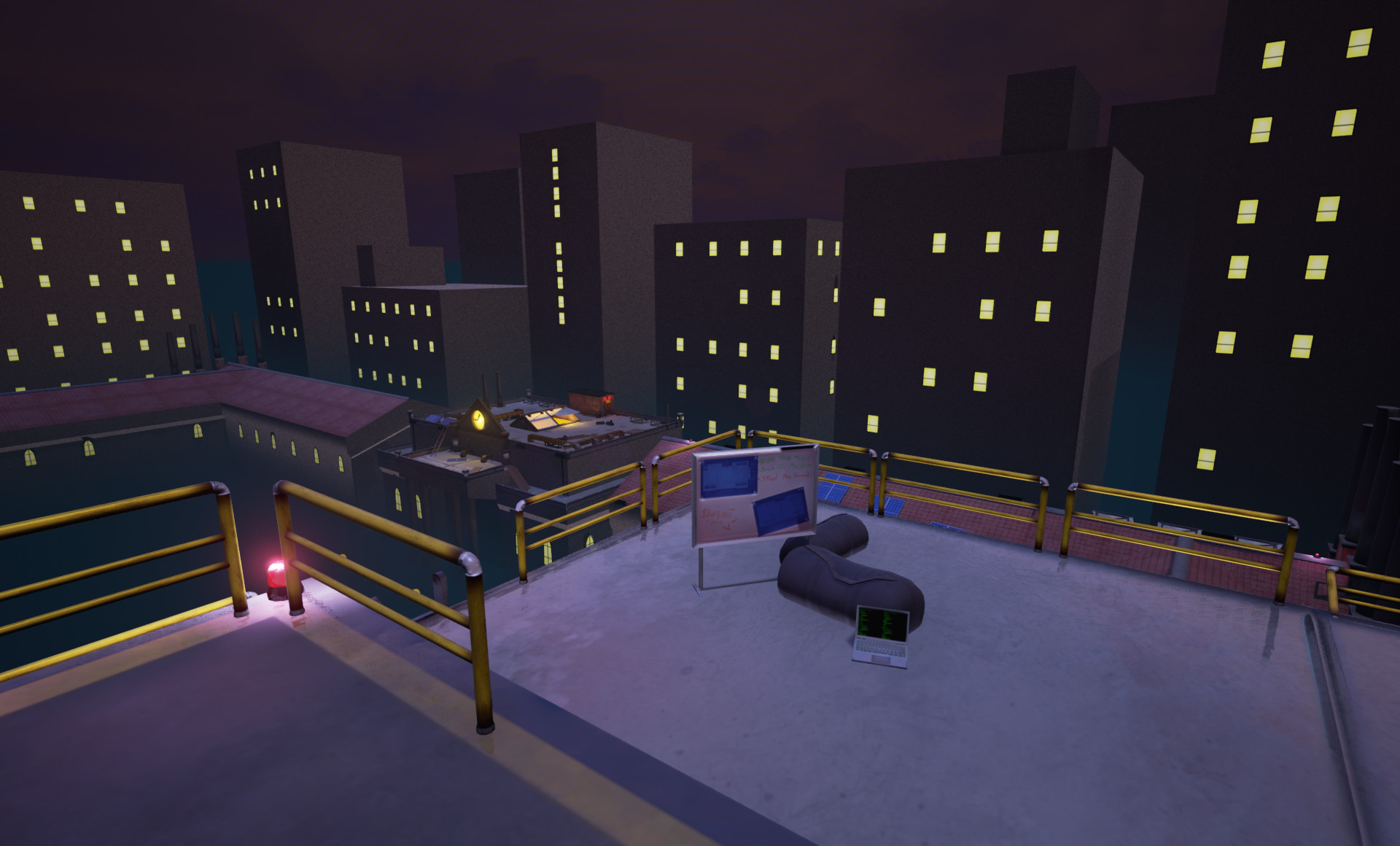 ArtStation - New York Rooftop