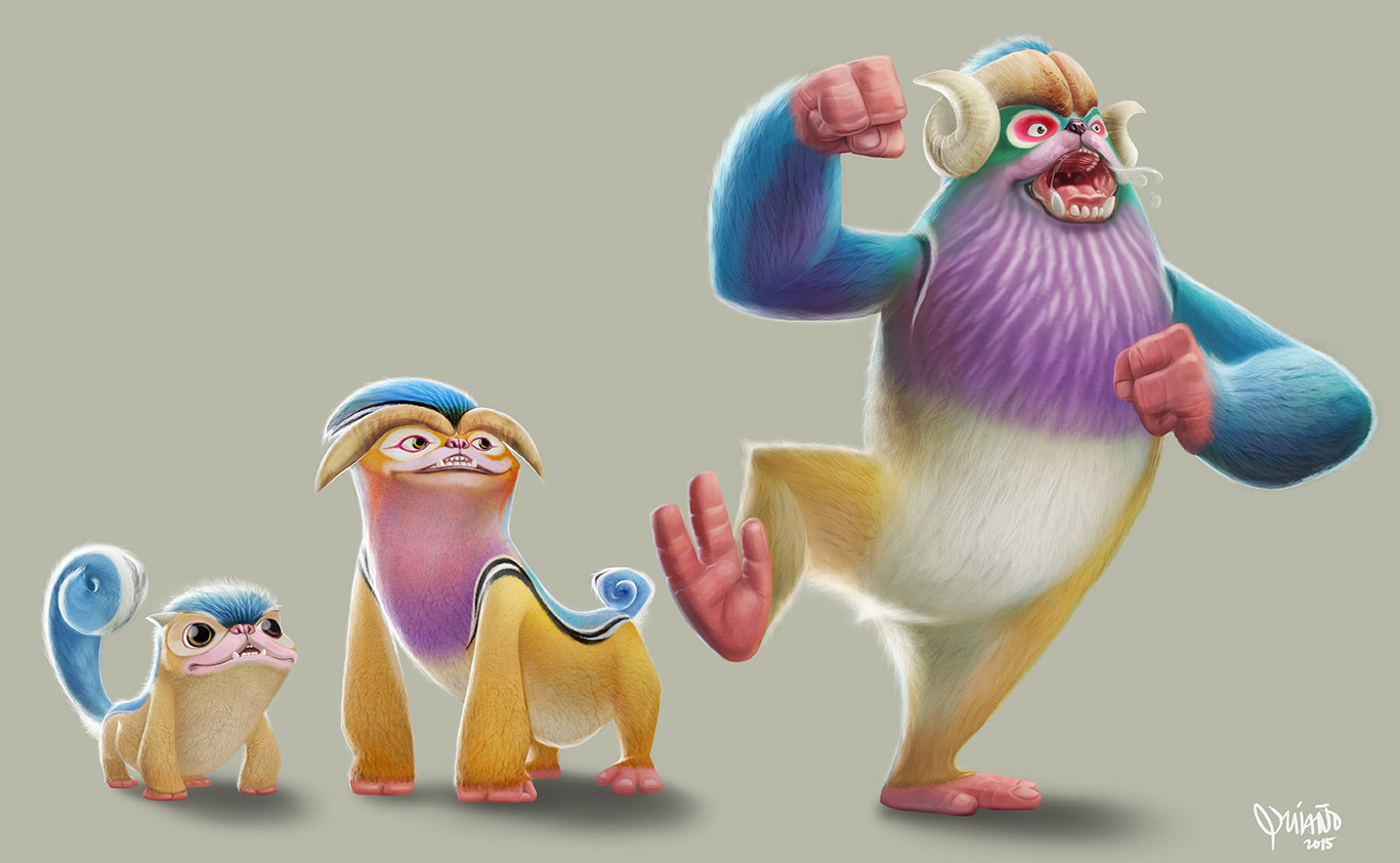 ArtStation - Ape Creature Evolution