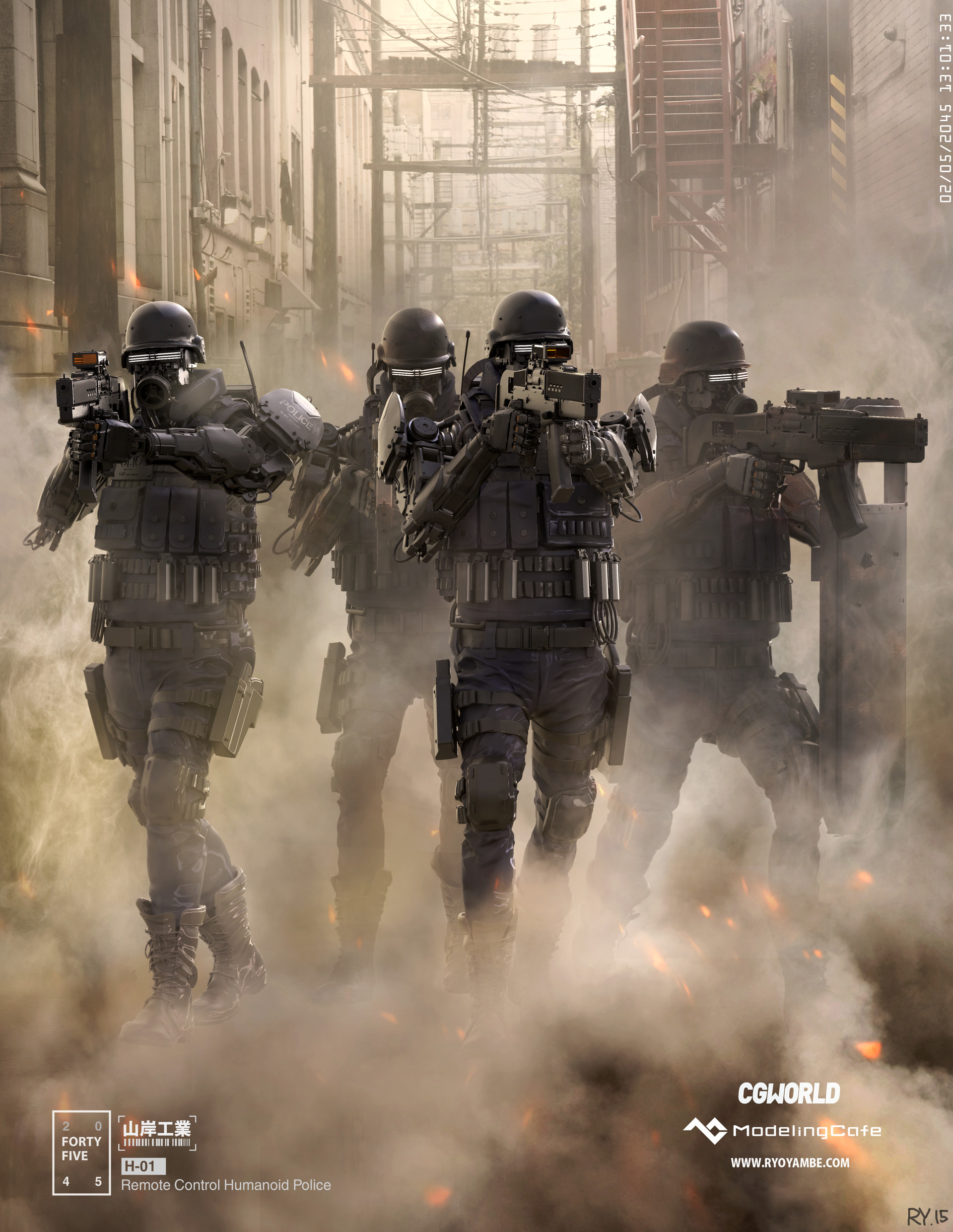 ArtStation - Mech police