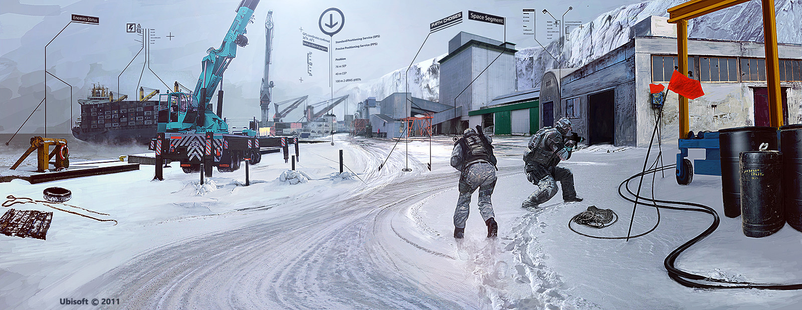 ArtStation - harbor infiltration