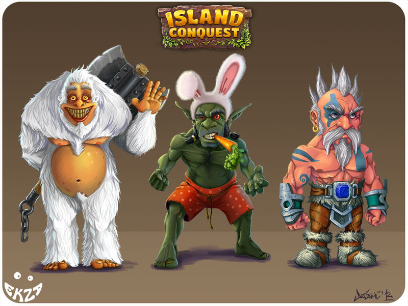 ArtStation - Island Conquest chars