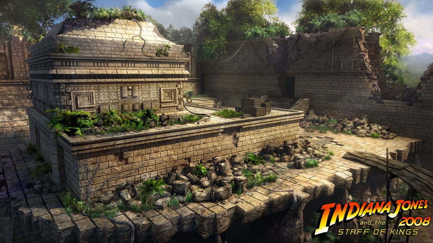 ArtStation - Indiana Jones - Mayan Temple