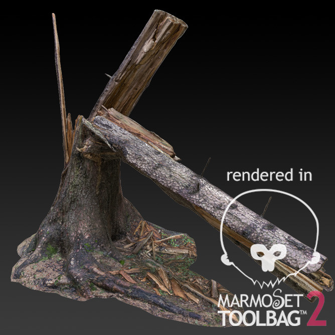 ArtStation - Broken tree 2