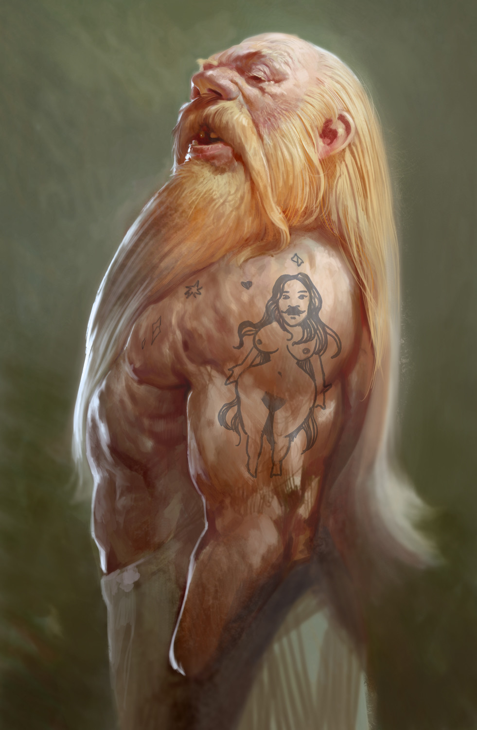 ArtStation - Dwarf study