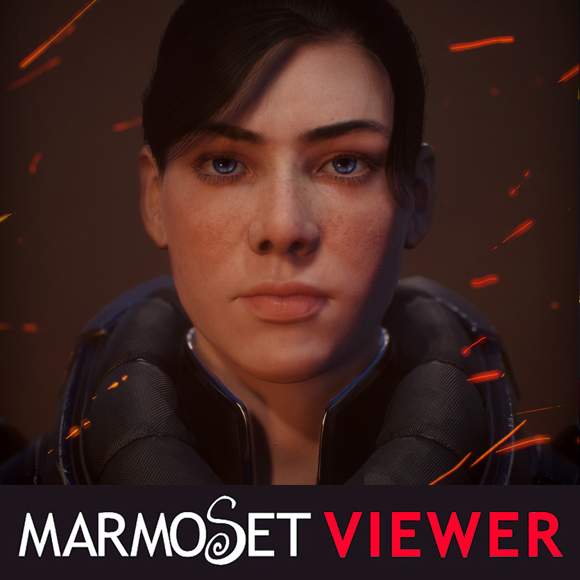 ArtStation - Ophelia - Mass Effect Inspired Bust *updated*