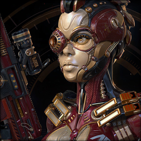 ArtStation - Space ranger Mod.2 [Red]