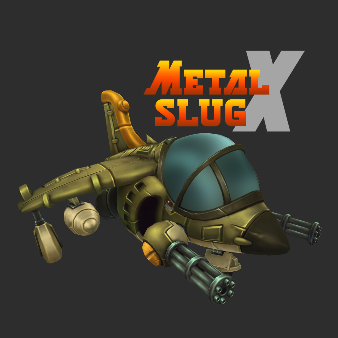 ArtStation - Retrogasm: Metal Slug Flyer