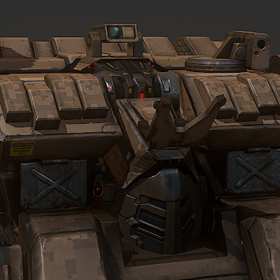 ArtStation - Bonecrusher Mech