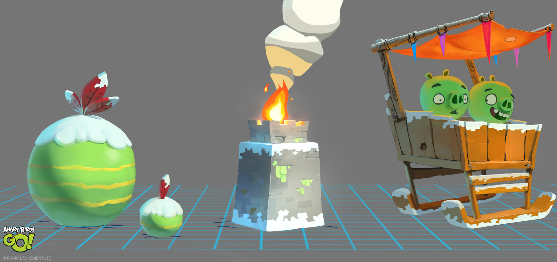 ArtStation - snow props