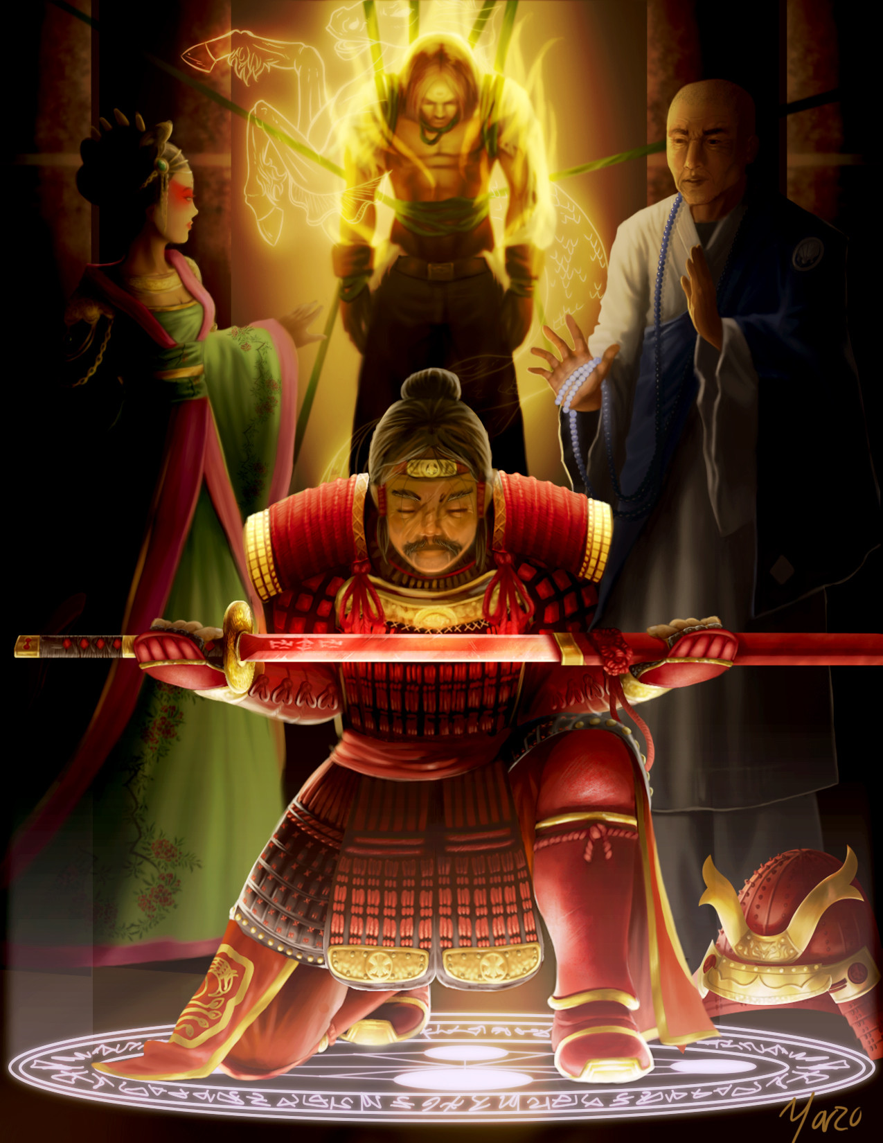 ArtStation - Solar Exalted execution