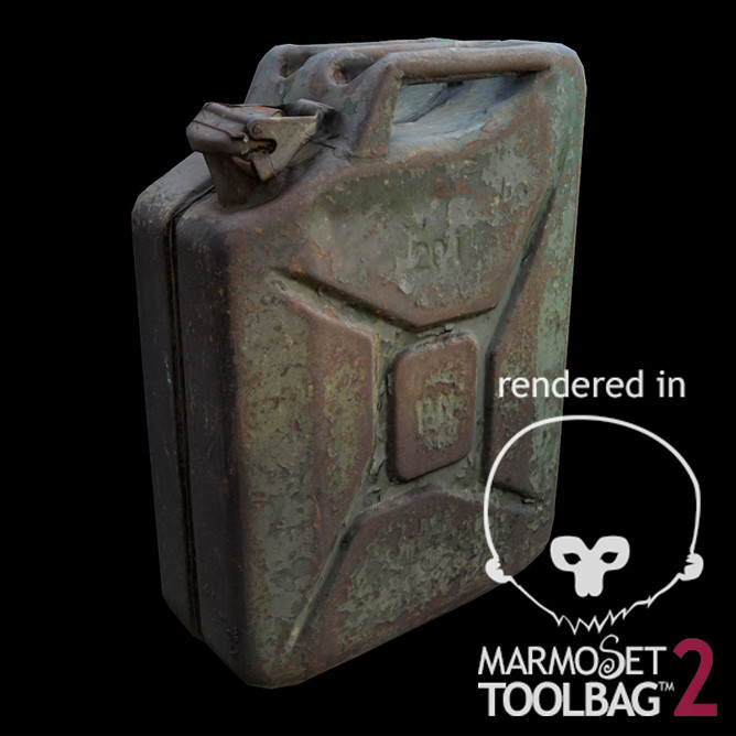 ArtStation - Old rusty canister