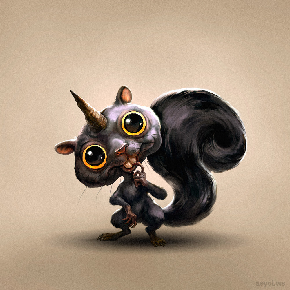 ArtStation - Squirrel of Death