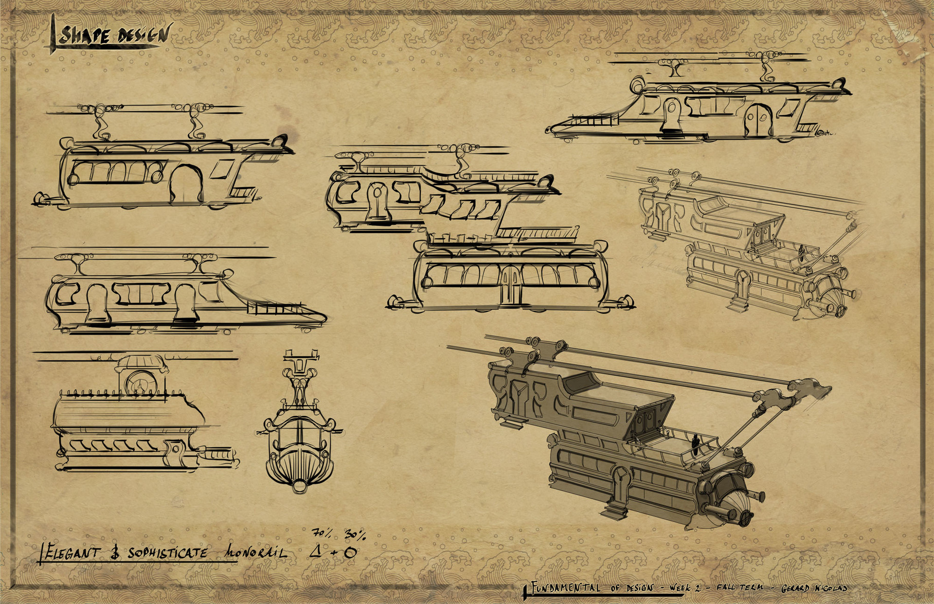 ArtStation - Monorail design