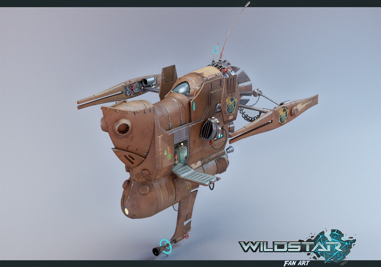 ArtStation - Wildstar's Spaceship Fan Art