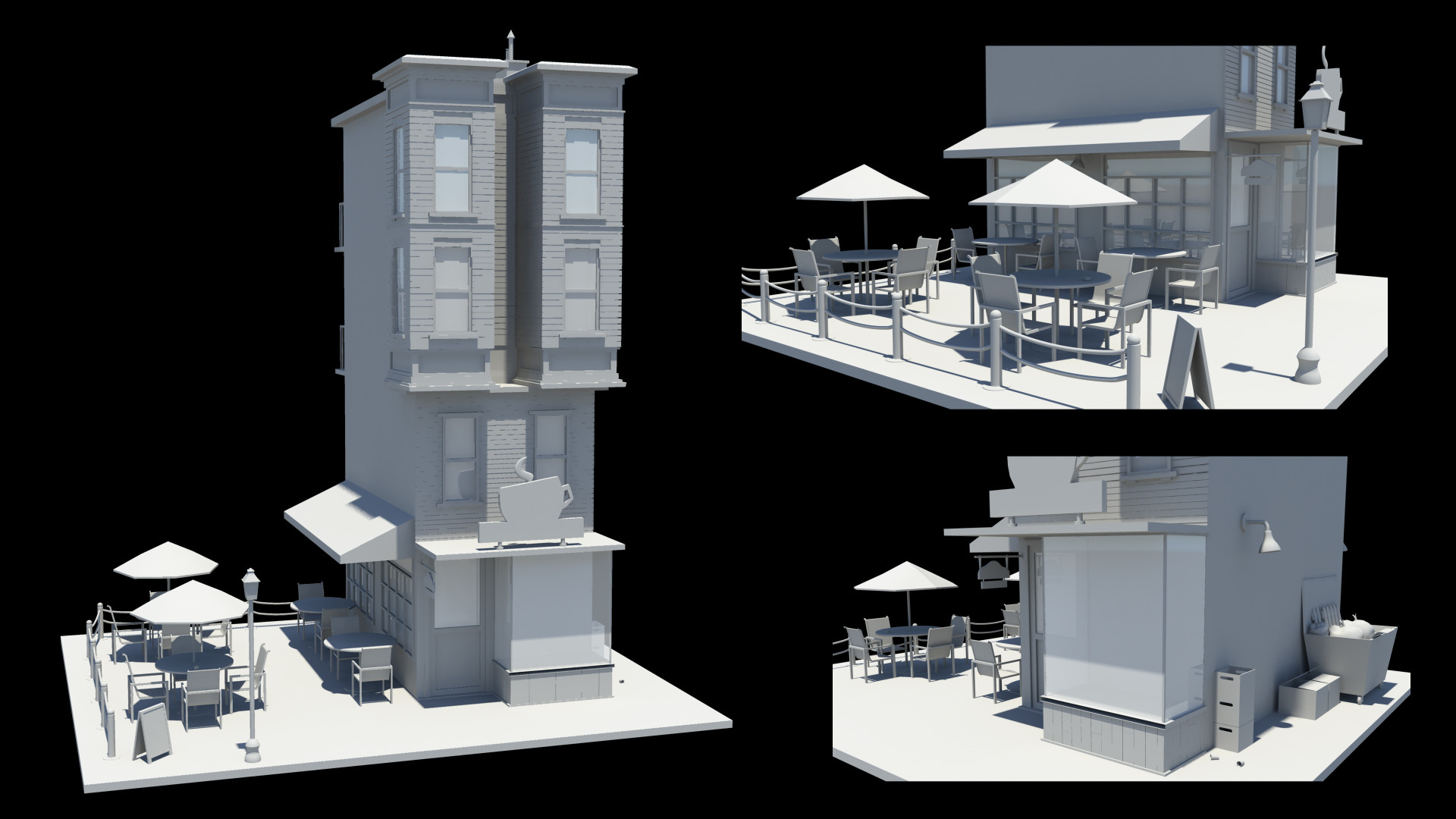 ArtStation - Corner Cafe