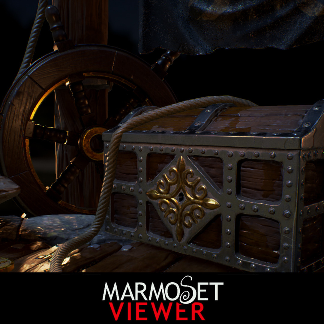 ArtStation - Pirate Pedestal