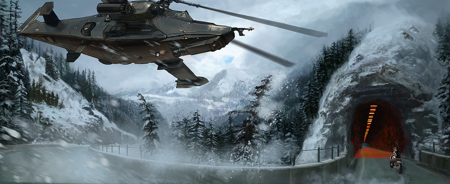 ArtStation - Snowy Escape