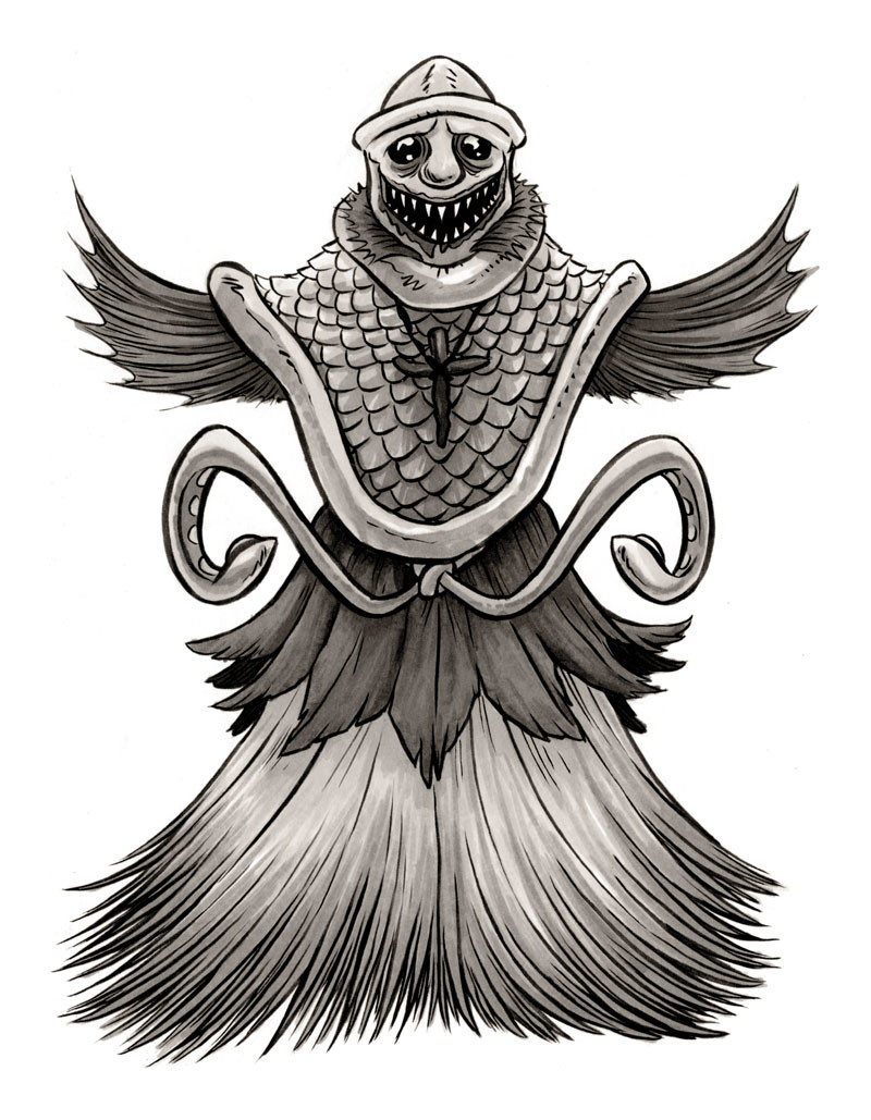 ArtStation - Sea Monk