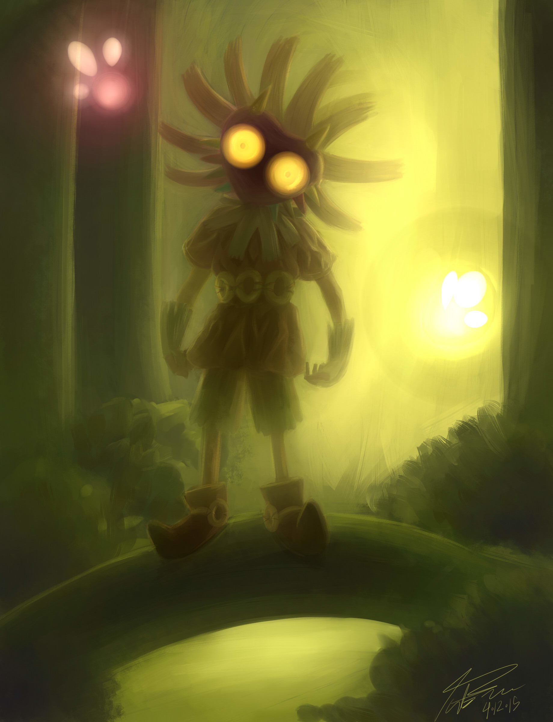 ArtStation - Skull kid's staring at you