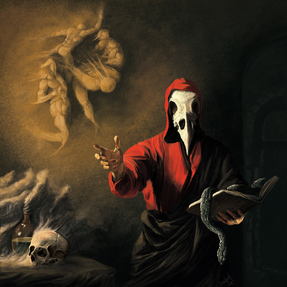 ArtStation - Apprentice summoning - character design of adept of magic