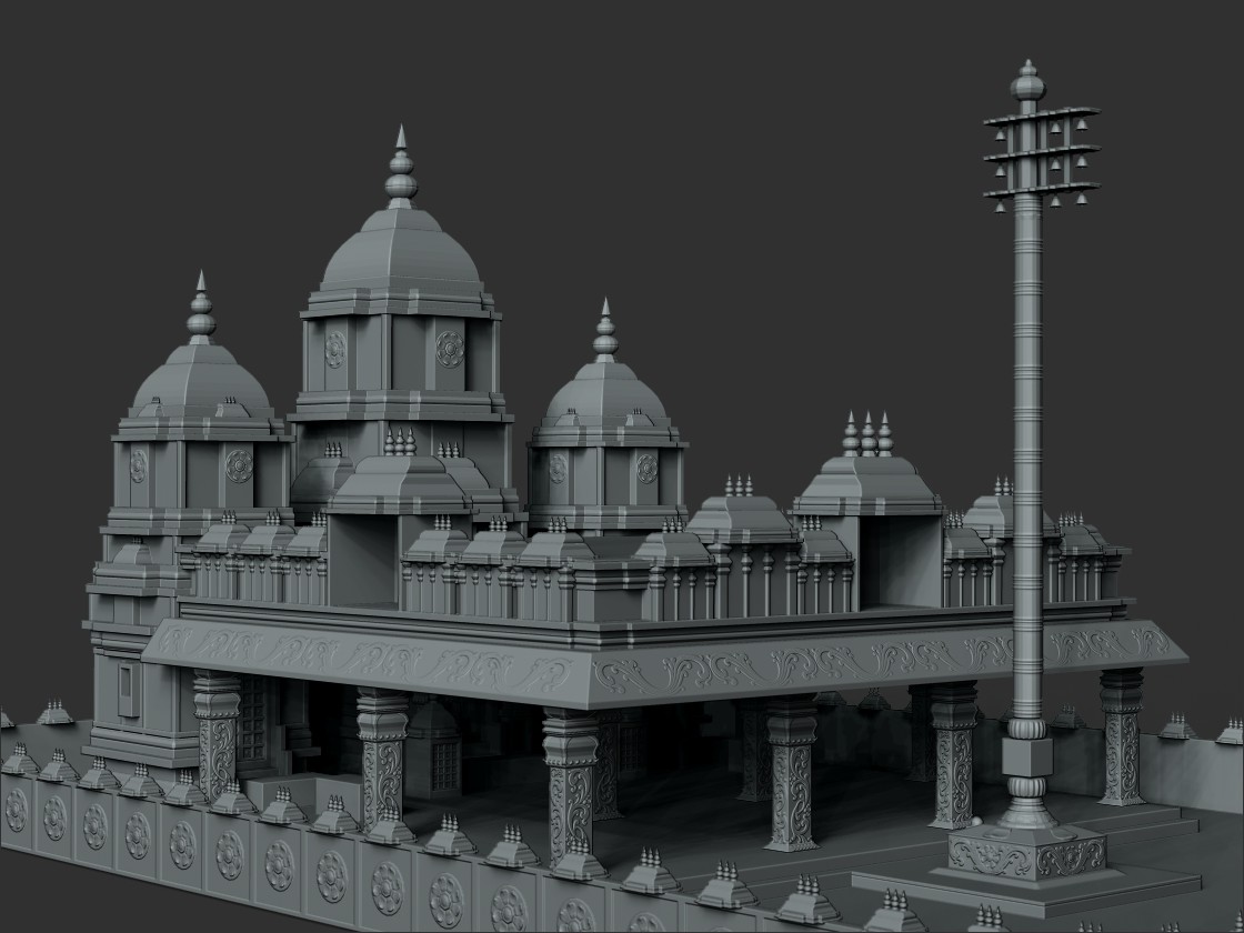ArtStation - INDIAN TEMPLE