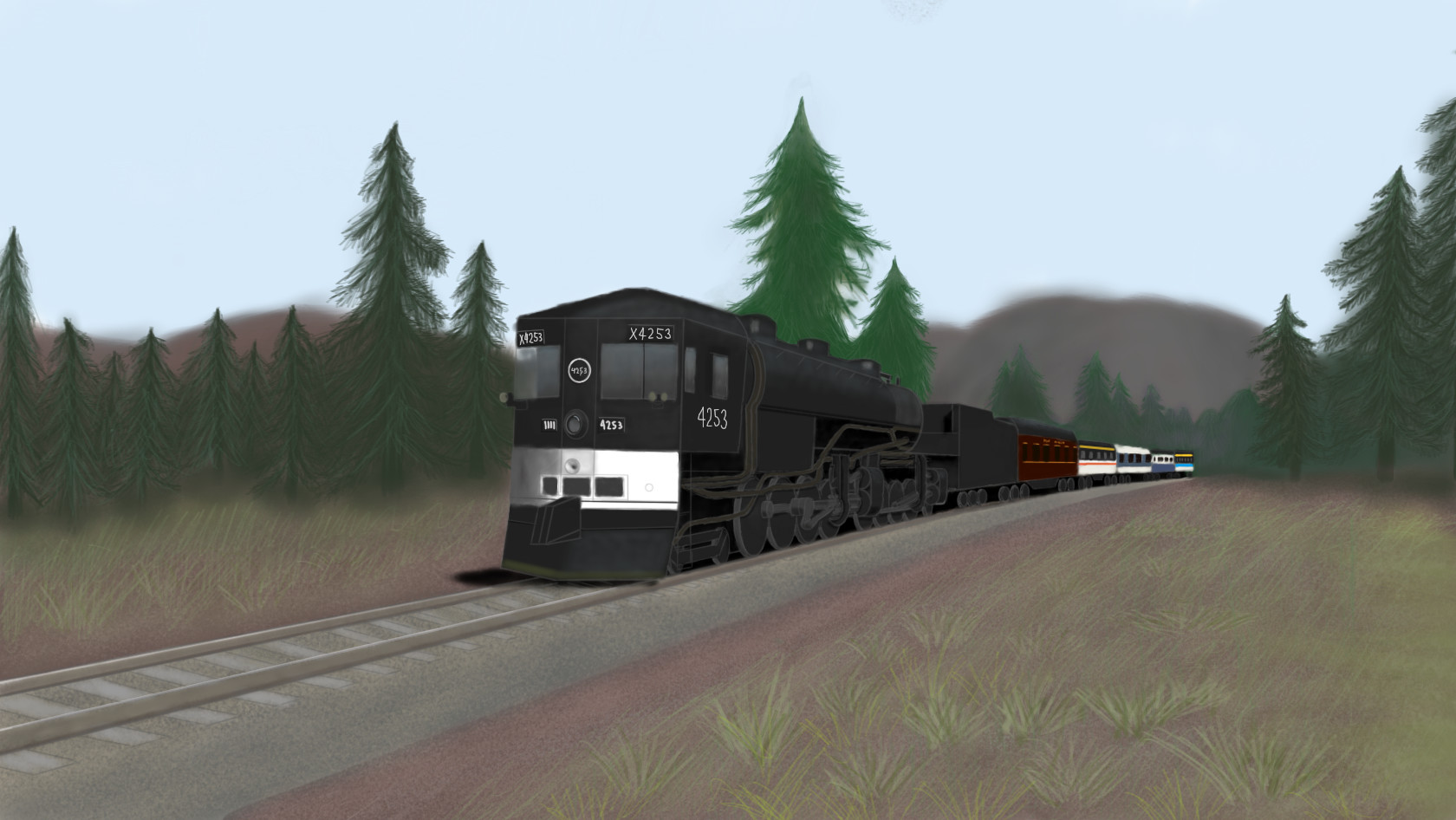 ArtStation - Southern Pacific 4294