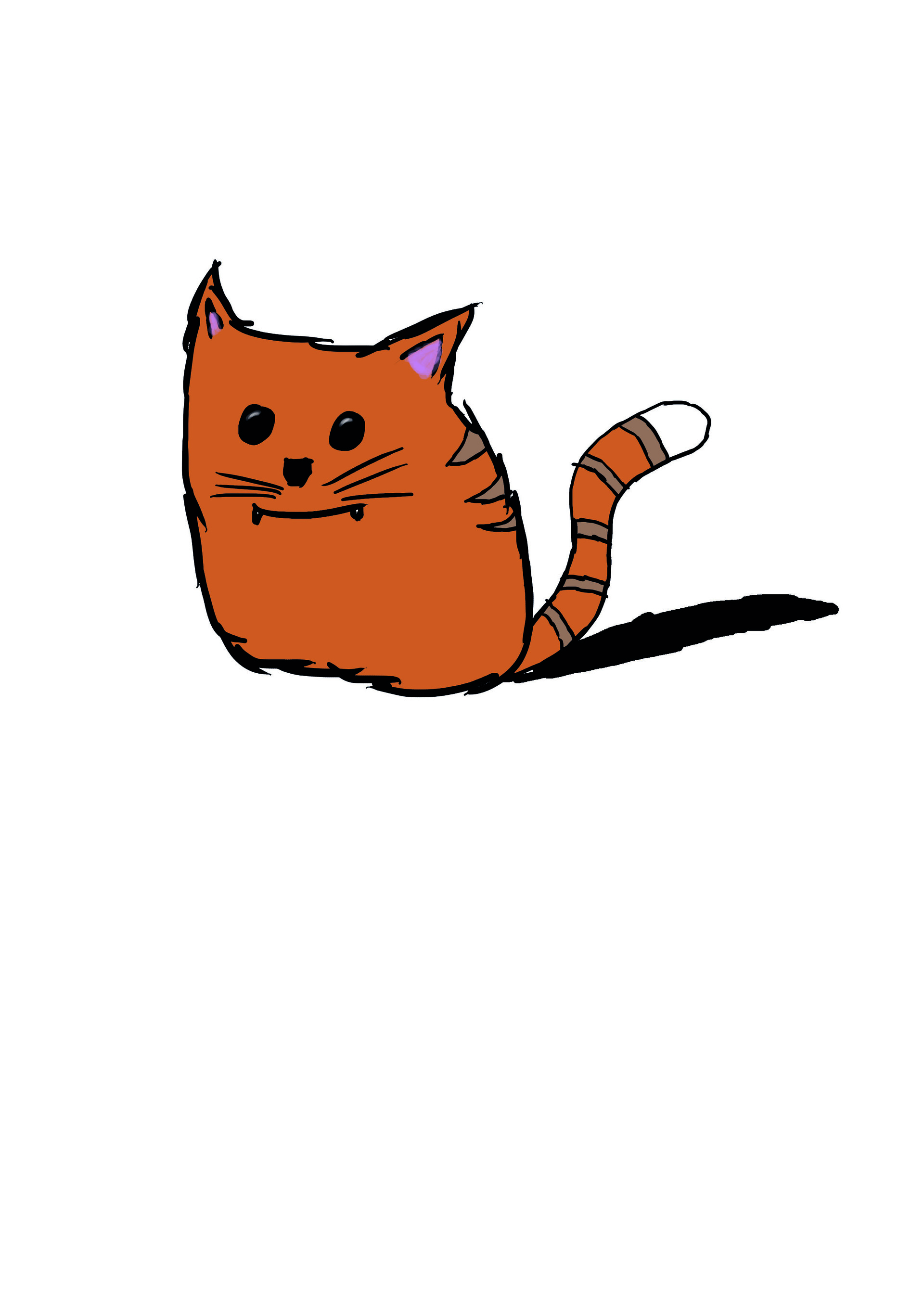 ArtStation - Cartoon cat