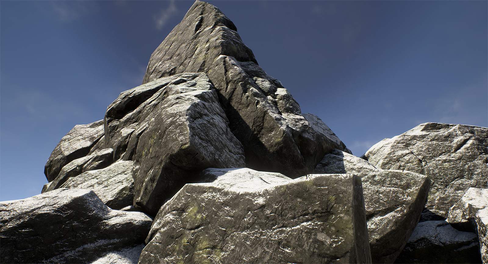 ArtStation - UE4 Rock Shader Practice 1