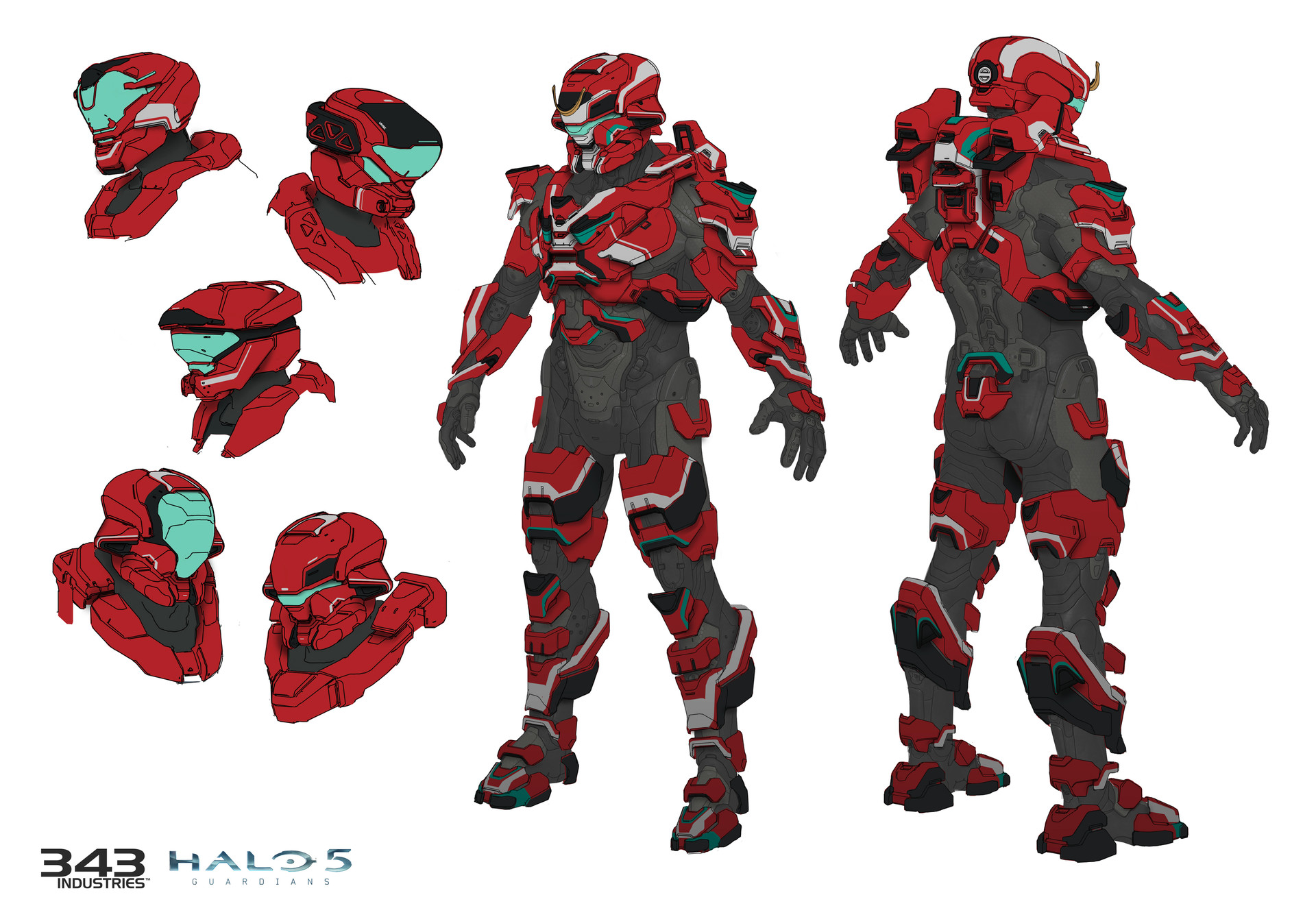 ArtStation - Shinobi MP armor for Halo 5 Guardians