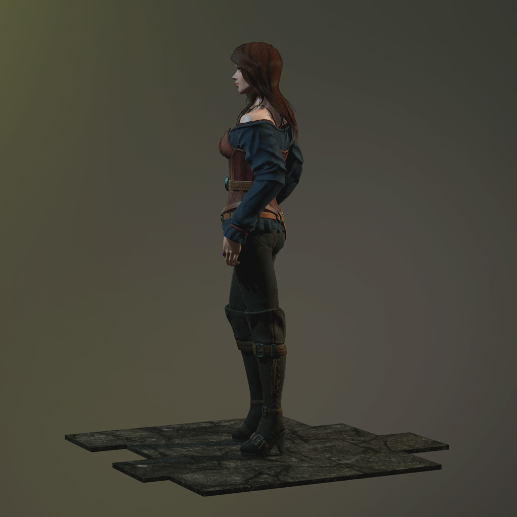 ArtStation - Sorceress (Marmoset Viewer)