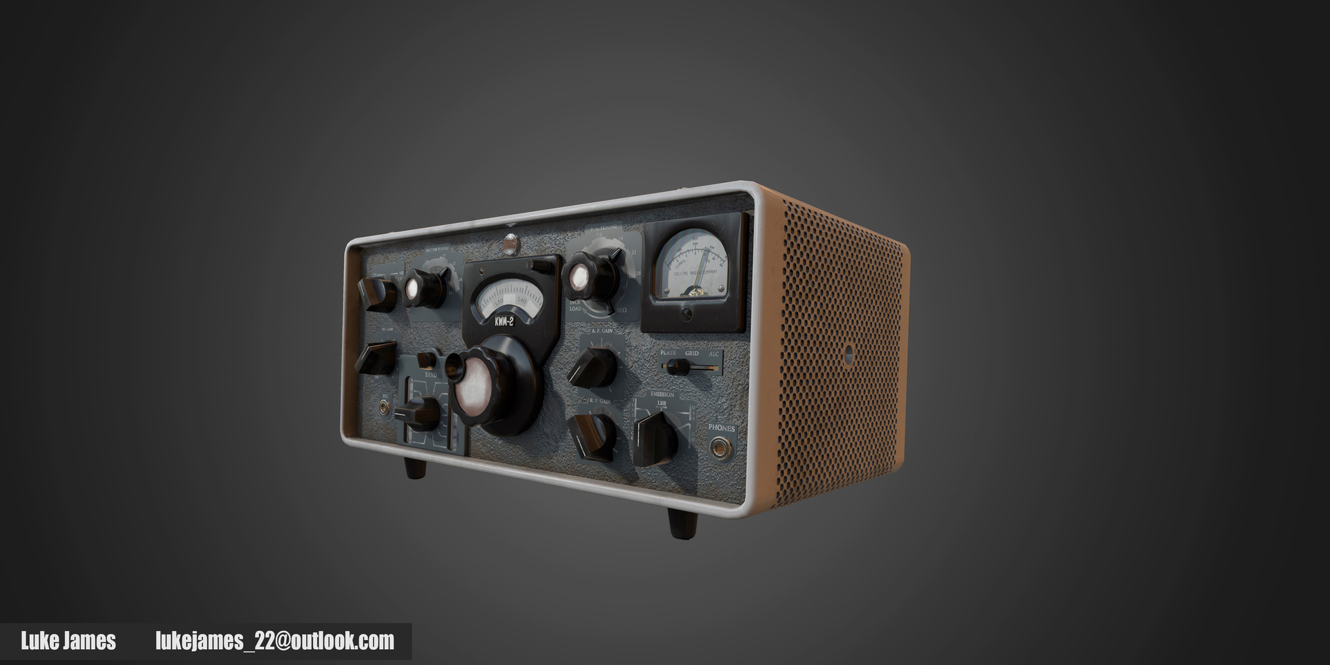 ArtStation - Collins KMW-2 Transceiver
