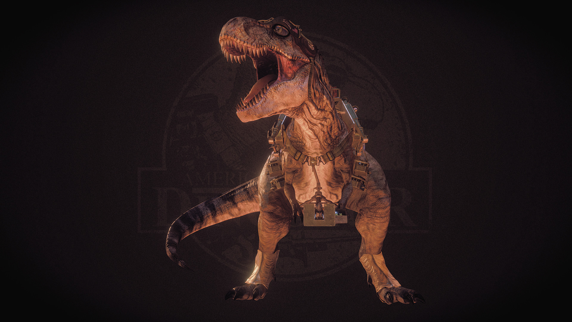 ArtStation - America's Fighting Dinosaur (Sammy Vogel)