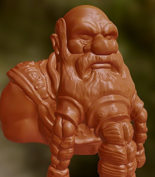 ArtStation - Dwarven Warrior bust
