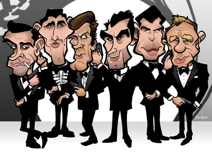 ArtStation - Faces of Bond