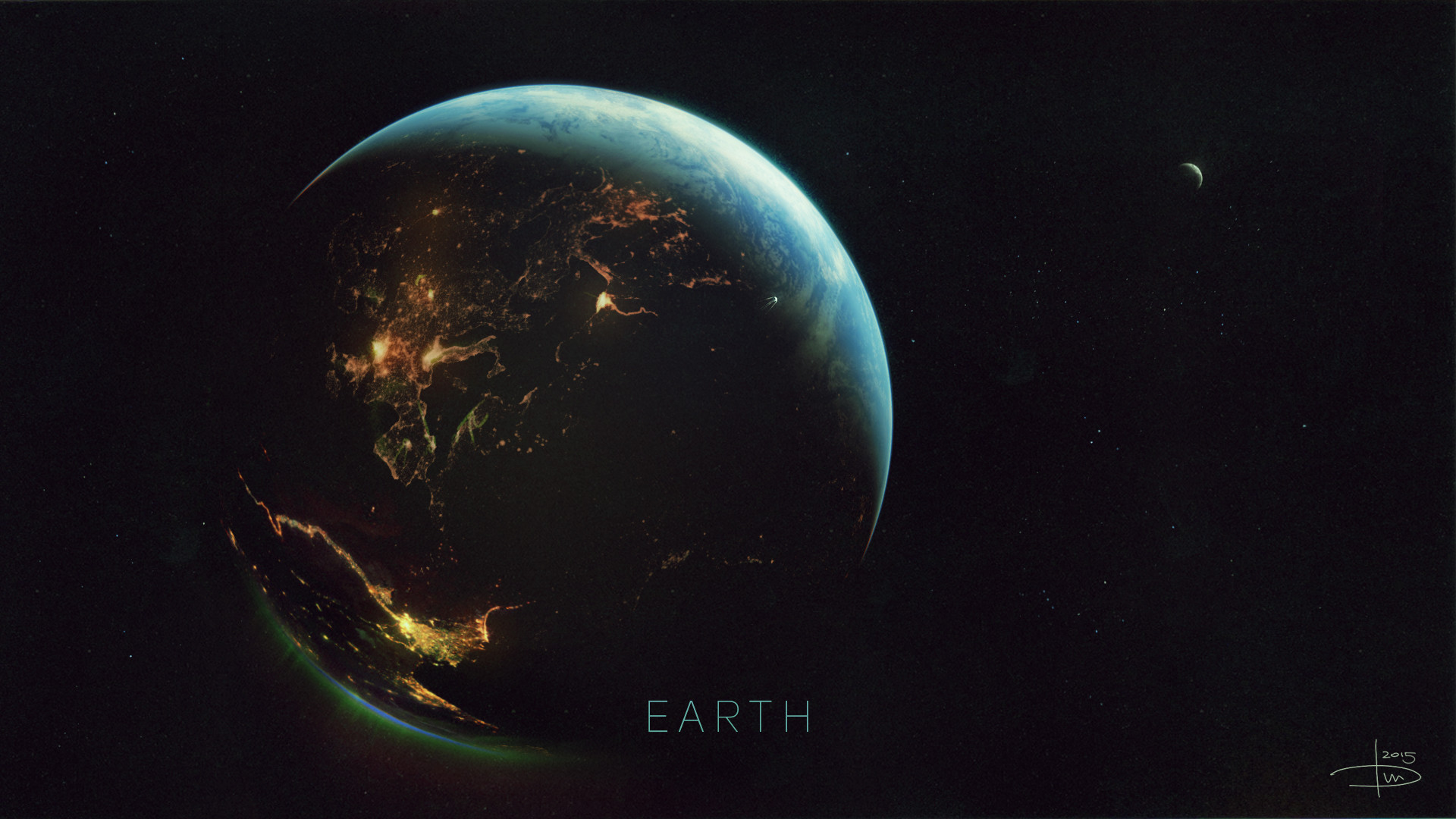 ArtStation - Postcard planets