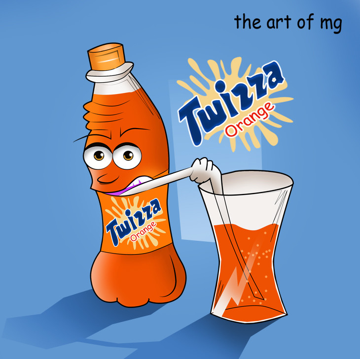 ArtStation - MUTHAPHULI SYDNEY TWIZZA DRINK CARTOON