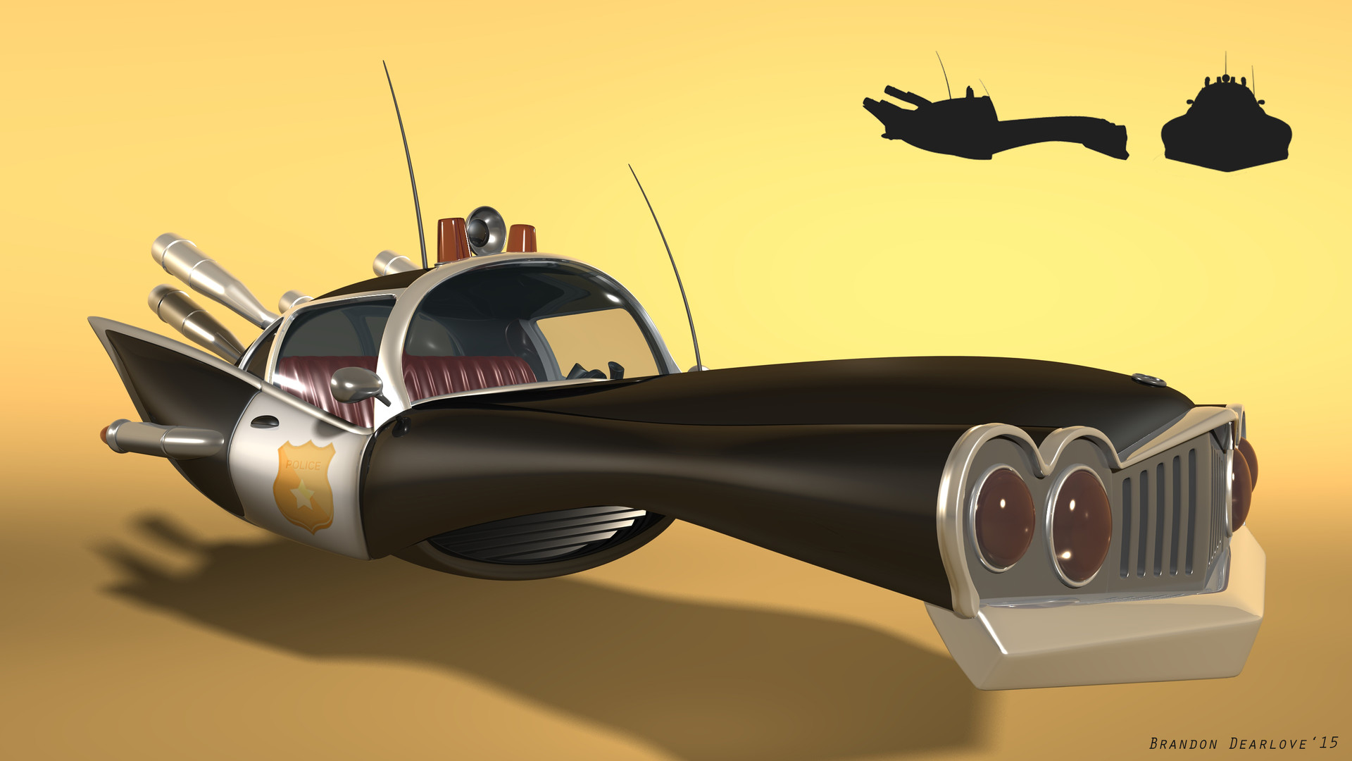 ArtStation - Hover Police Cruiser