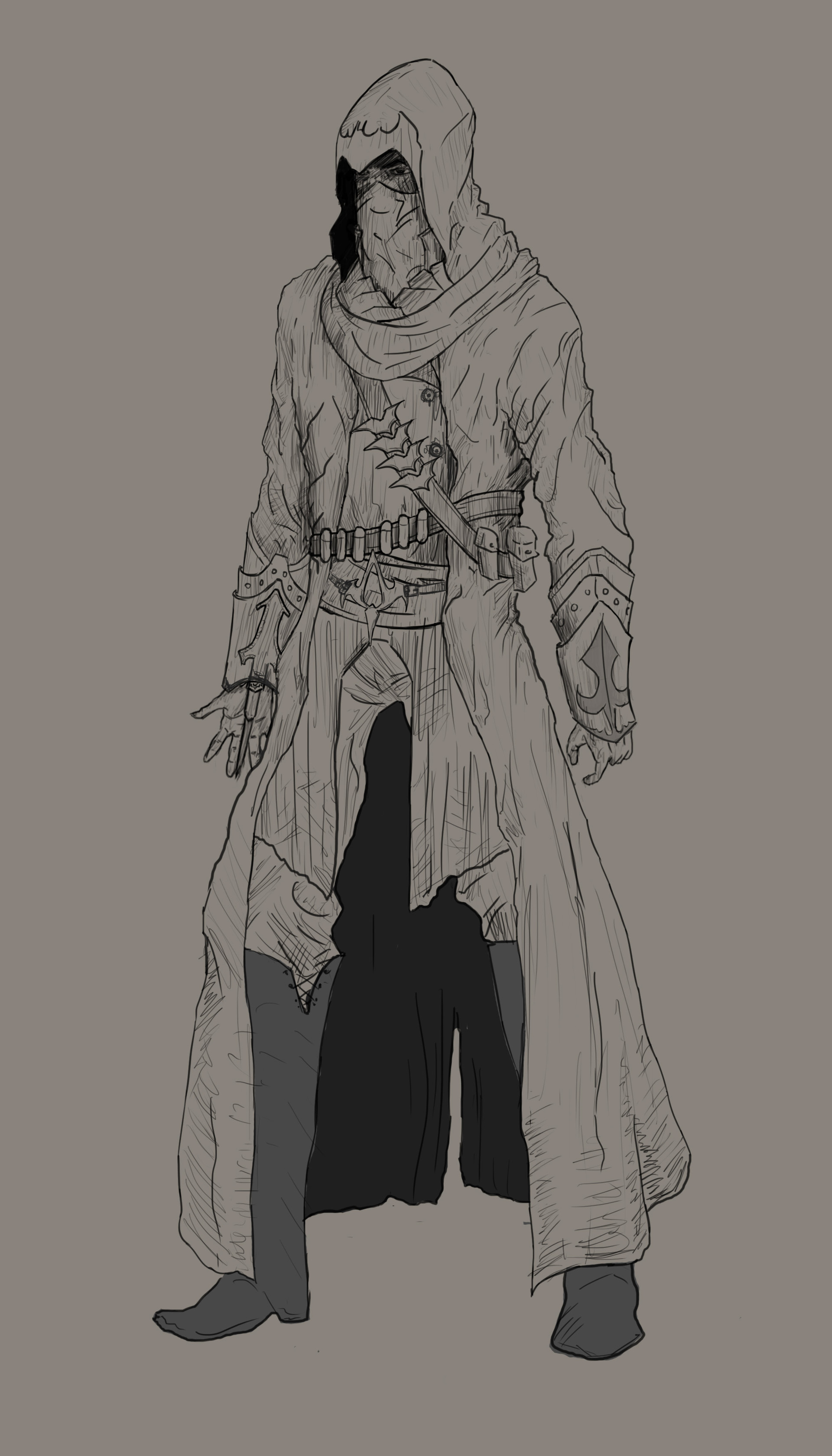 ArtStation - Digital Art: AC Batman concept Art