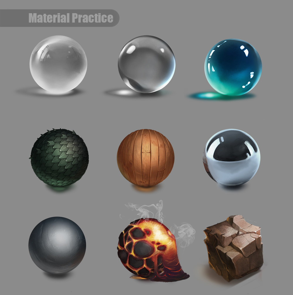 ArtStation - Material and Lighting Studies