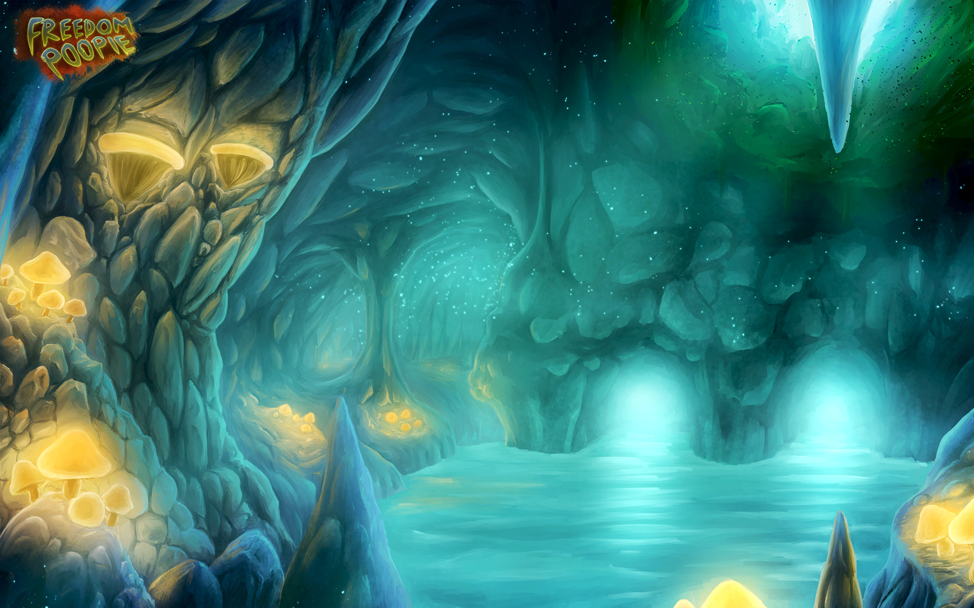 ArtStation - Freedom Poopie "The Caves"