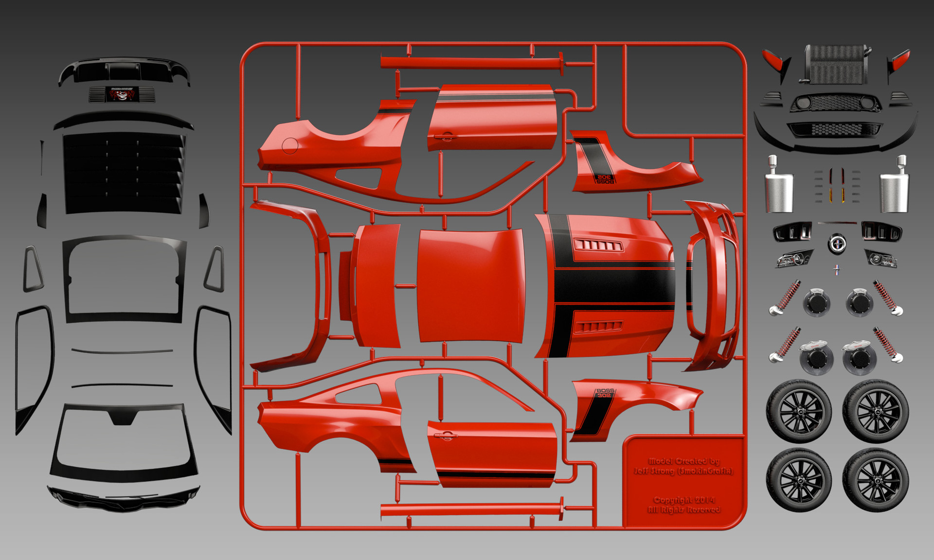 Jeff Strong - Plastic Model BOSS