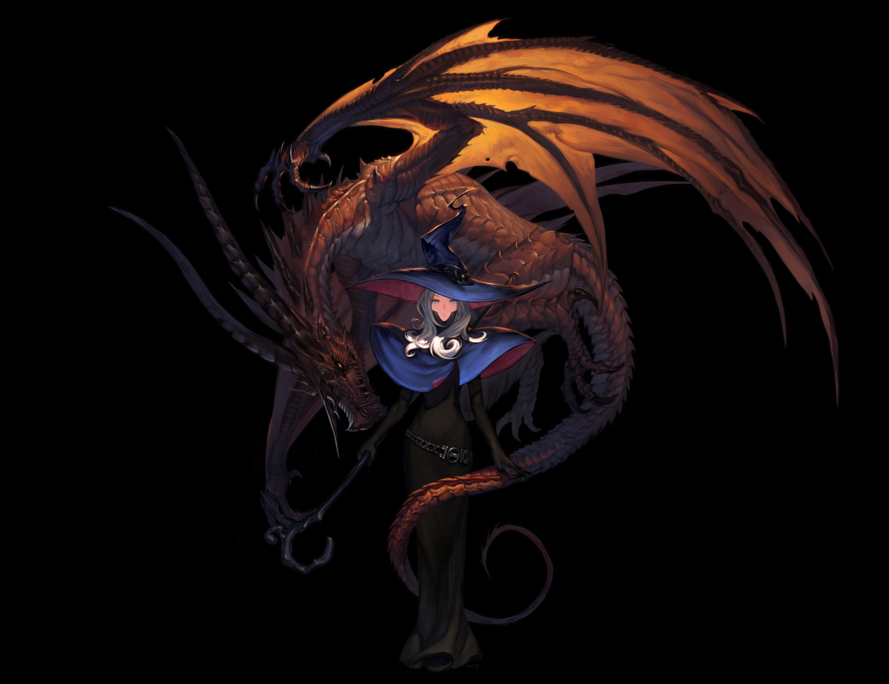 ArtStation - dragon witch