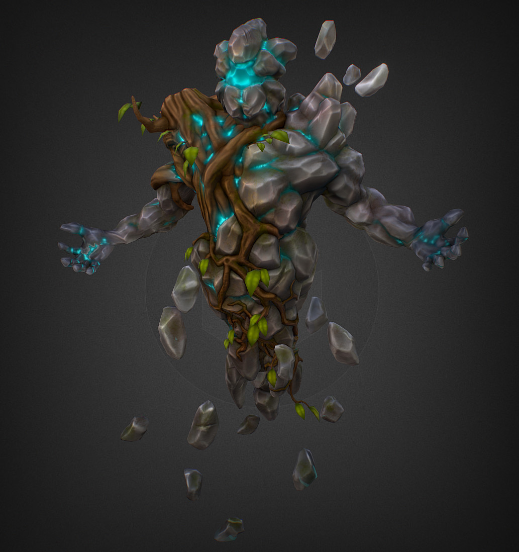 ArtStation - Earth elemental - Jahun.