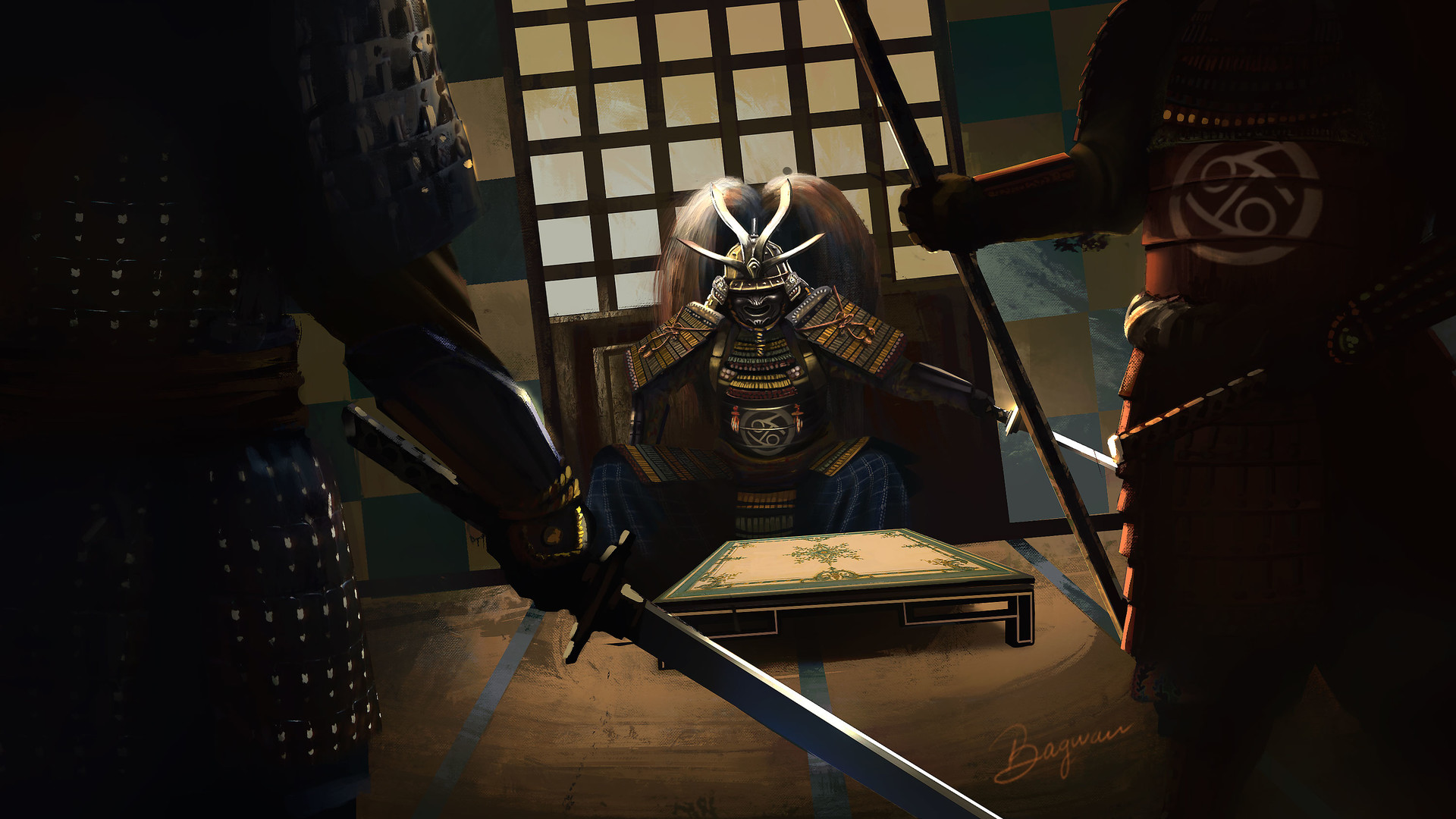 ArtStation - samurai stance