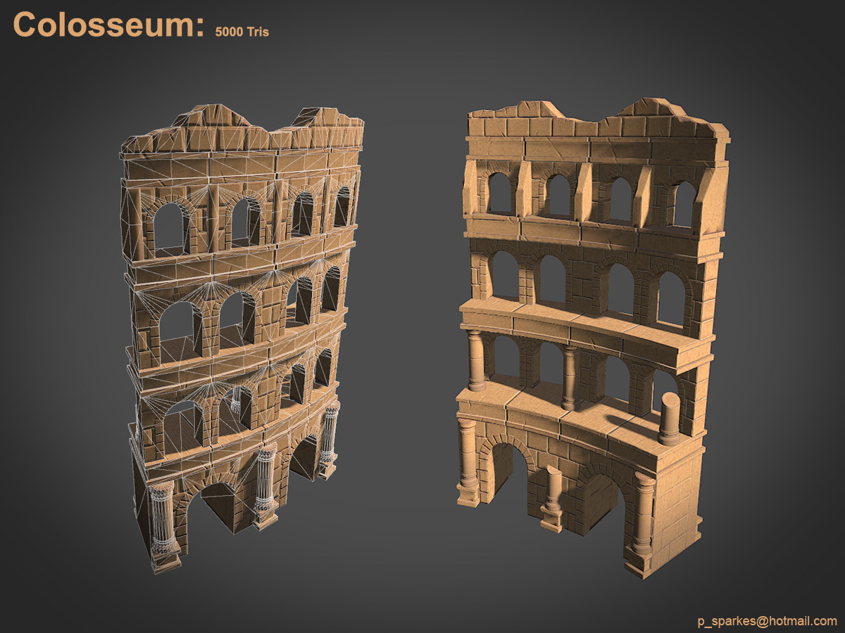 ArtStation - Game Artwork: Colosseum Lopoly